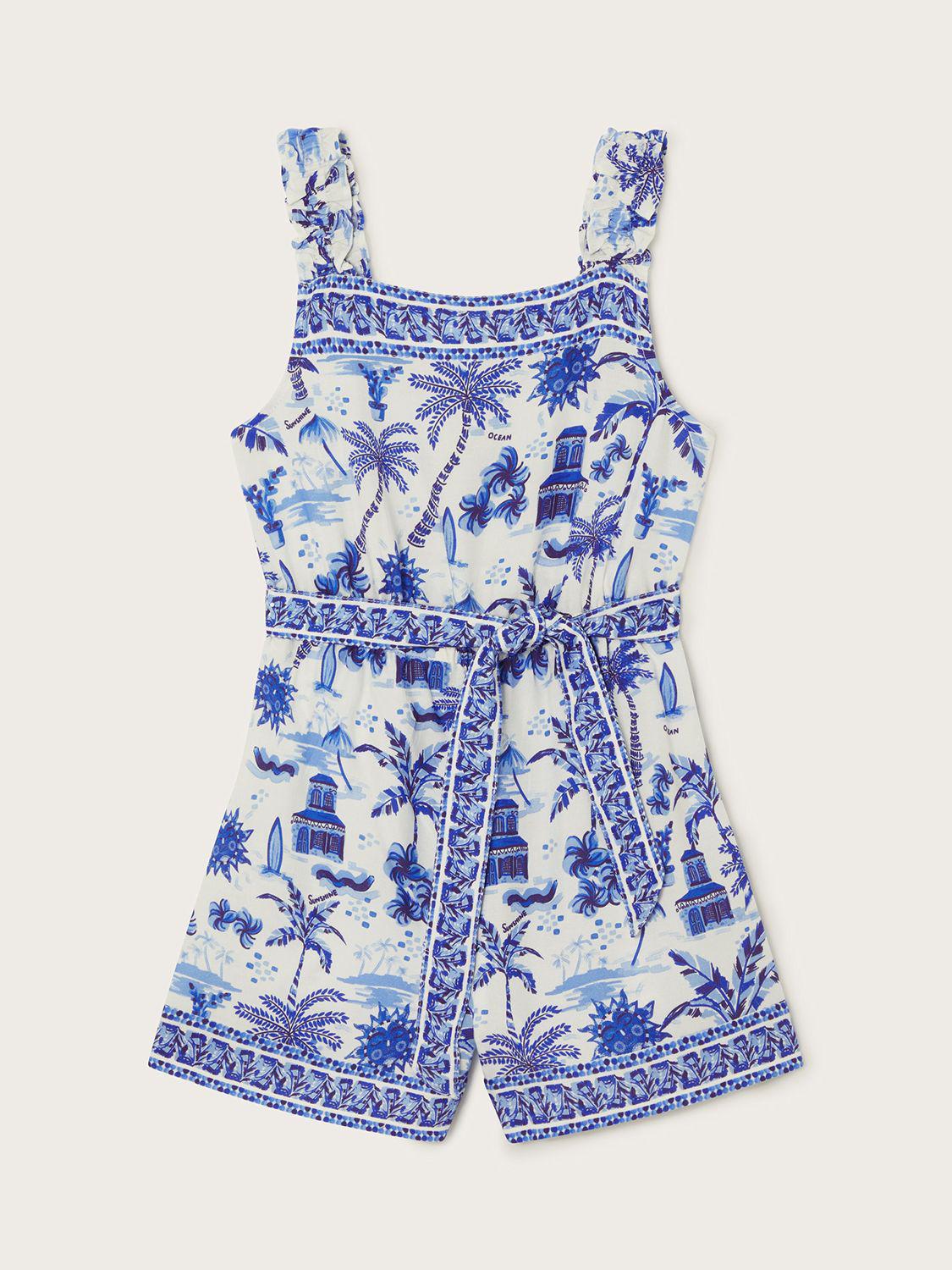 Monsoon Resort Border Trim Playsuit | endource