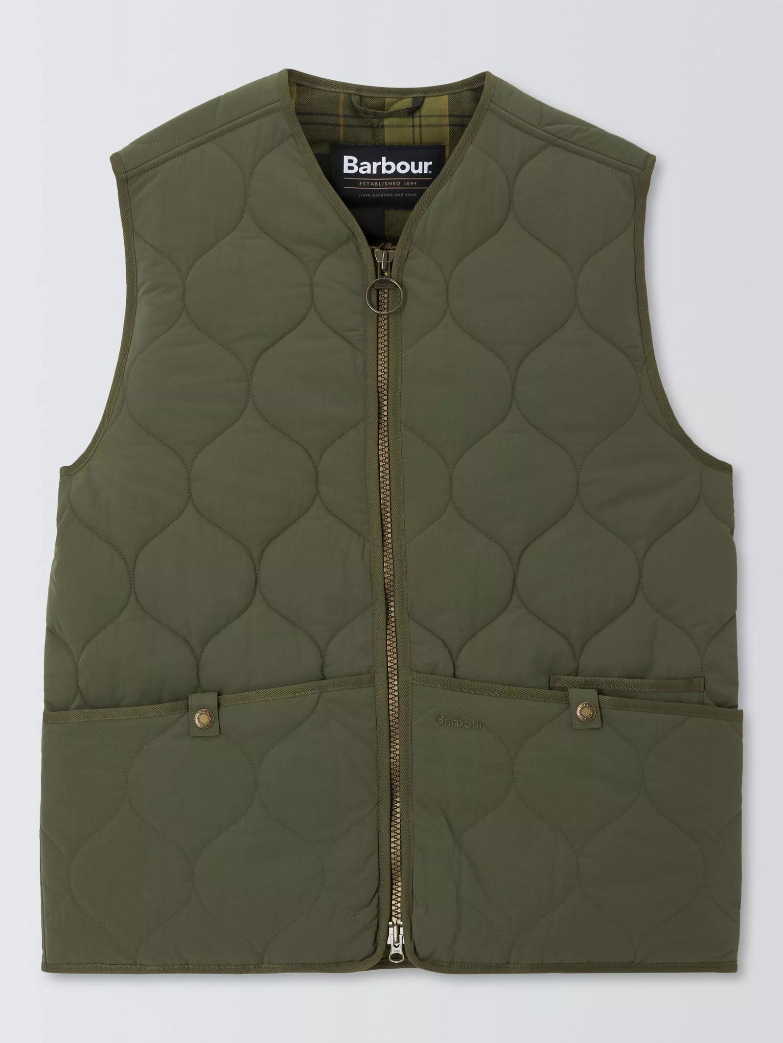 BARBOUR Tomorrow's Archive Fieldale Onion Quilted Gilet | endource