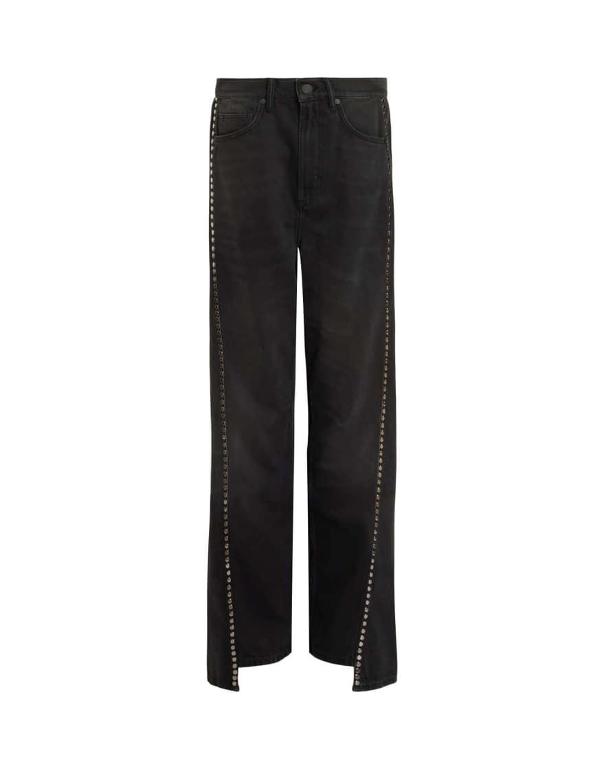 ALLSAINTS Frankie Stud Jean in WASHED BLACK | endource
