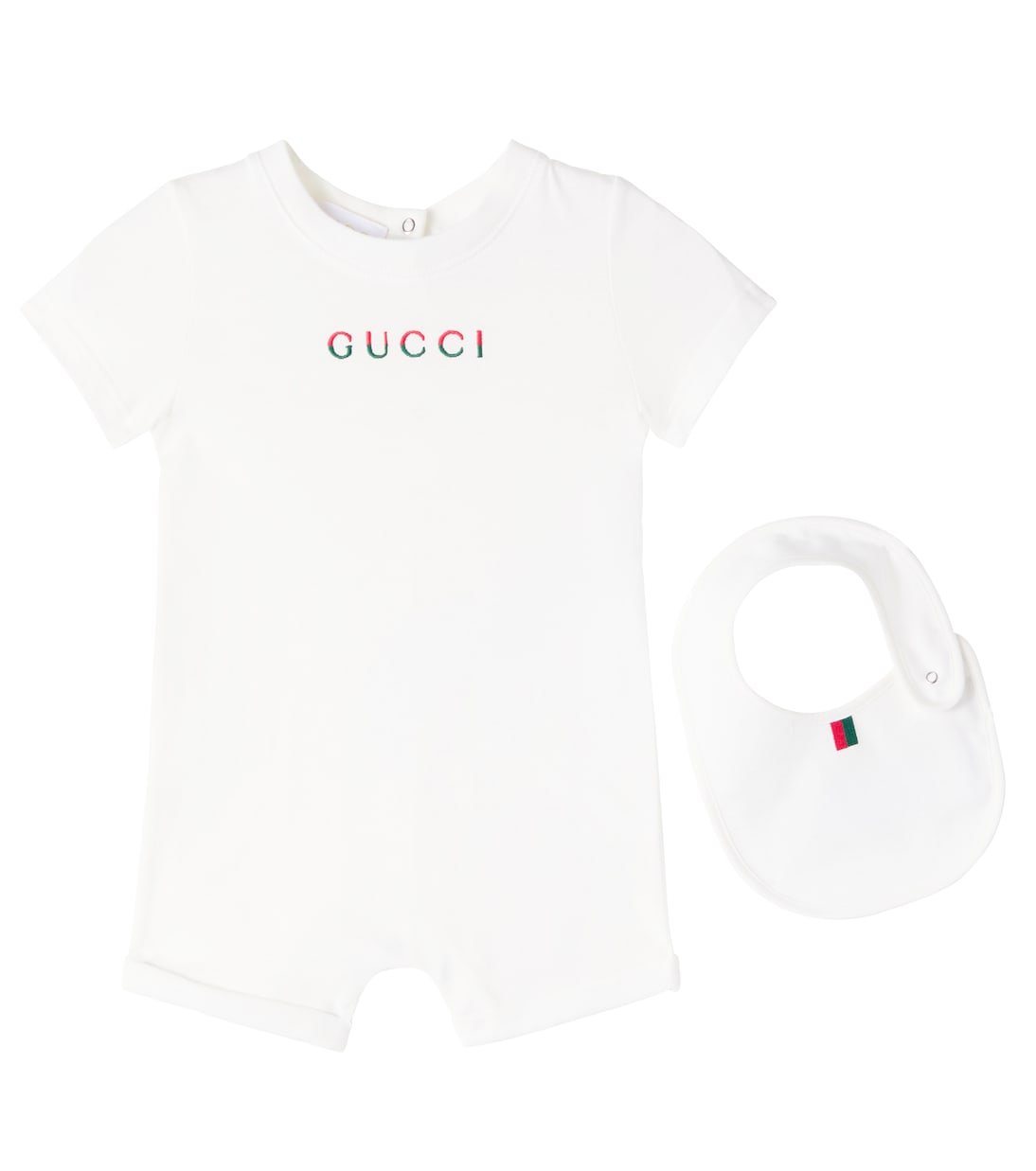 GUCCI Logo Bodysuit And Bib Set | endource