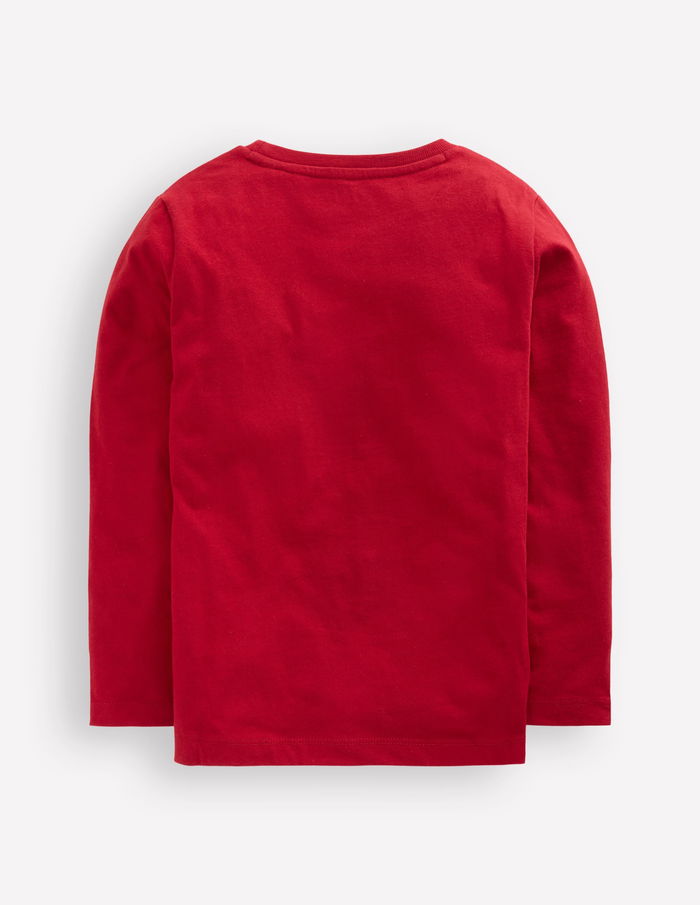 BODEN Superstitch Long Sleeve Top-Chili Pepper Polar Express | endource