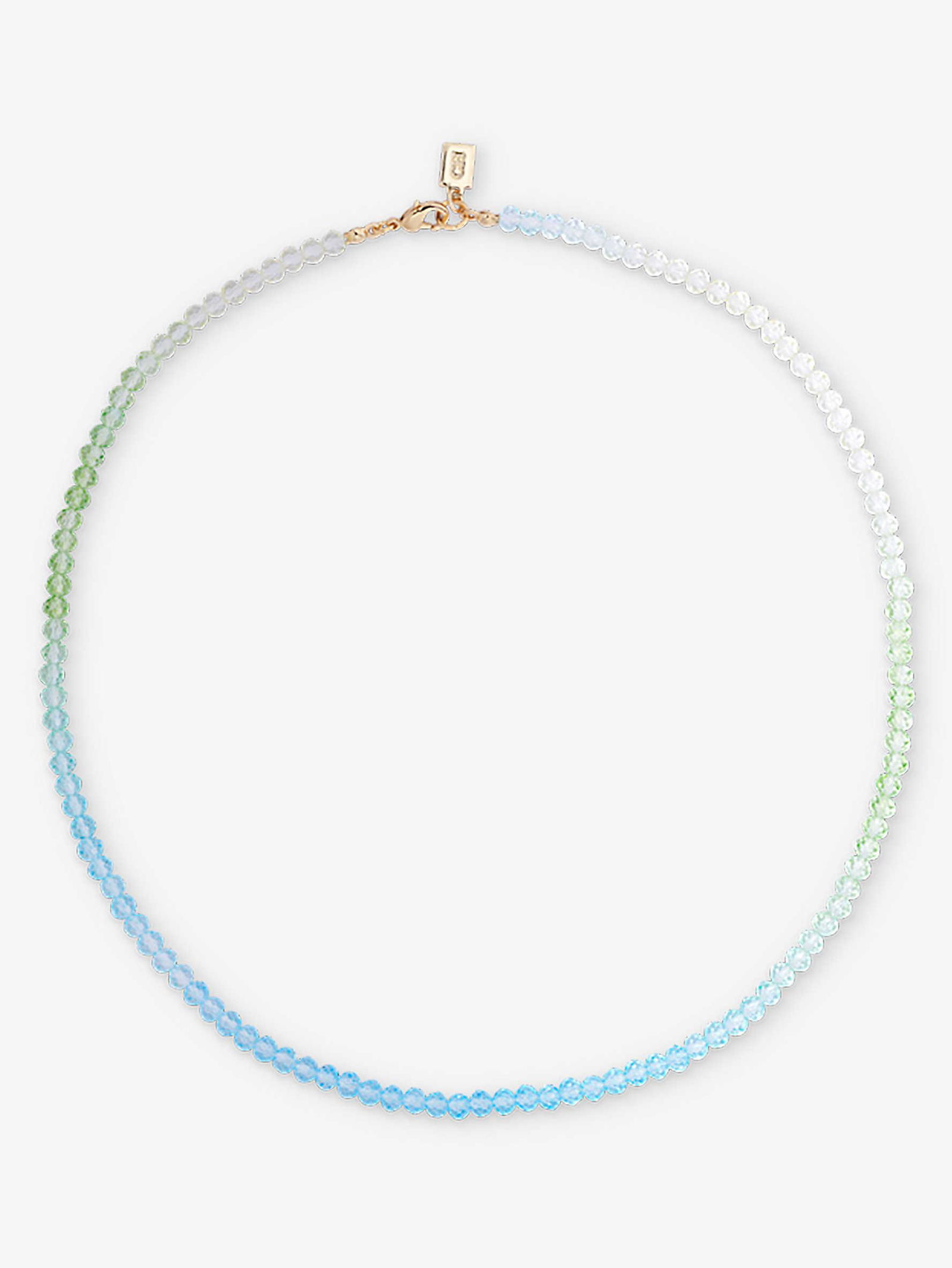 CRYSTAL HAZE Candyfloss Bead-Embellished 18ct Yellow Gold-Plated Brass ...