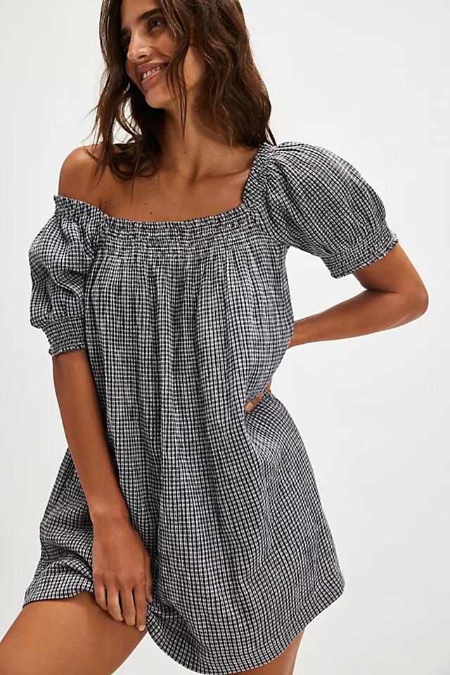 FREE PEOPLE Mila Plaid Mini Dress | endource