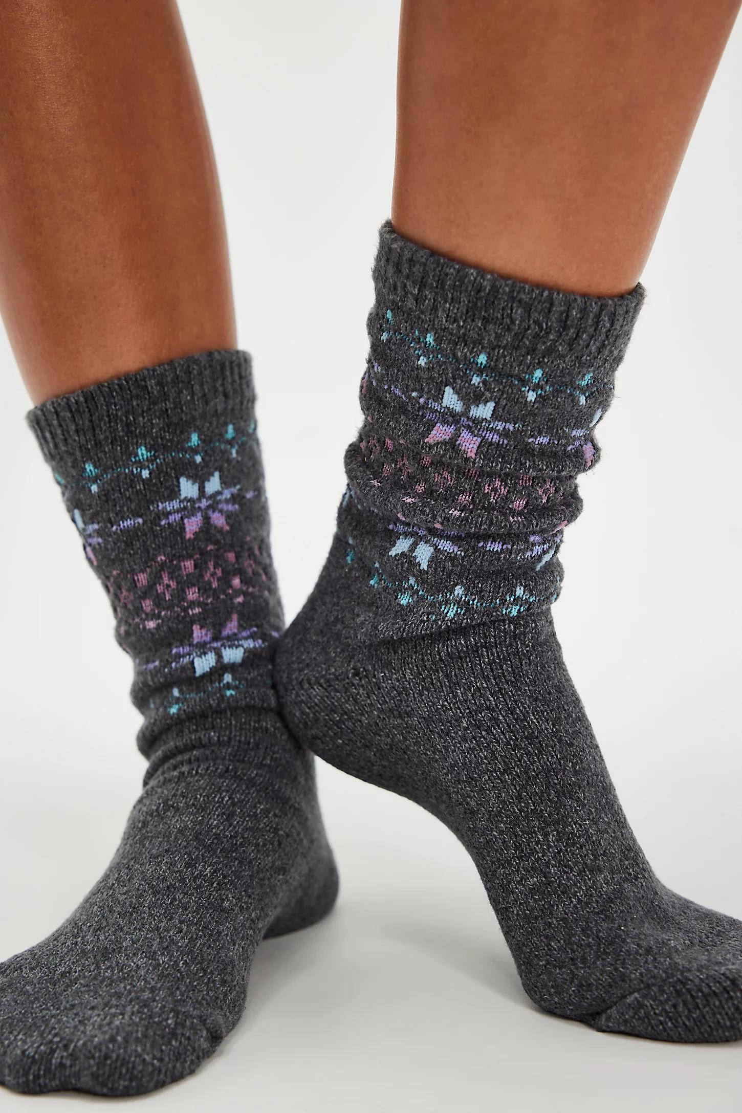 FREE PEOPLE Frosty Fairisle Socks | endource