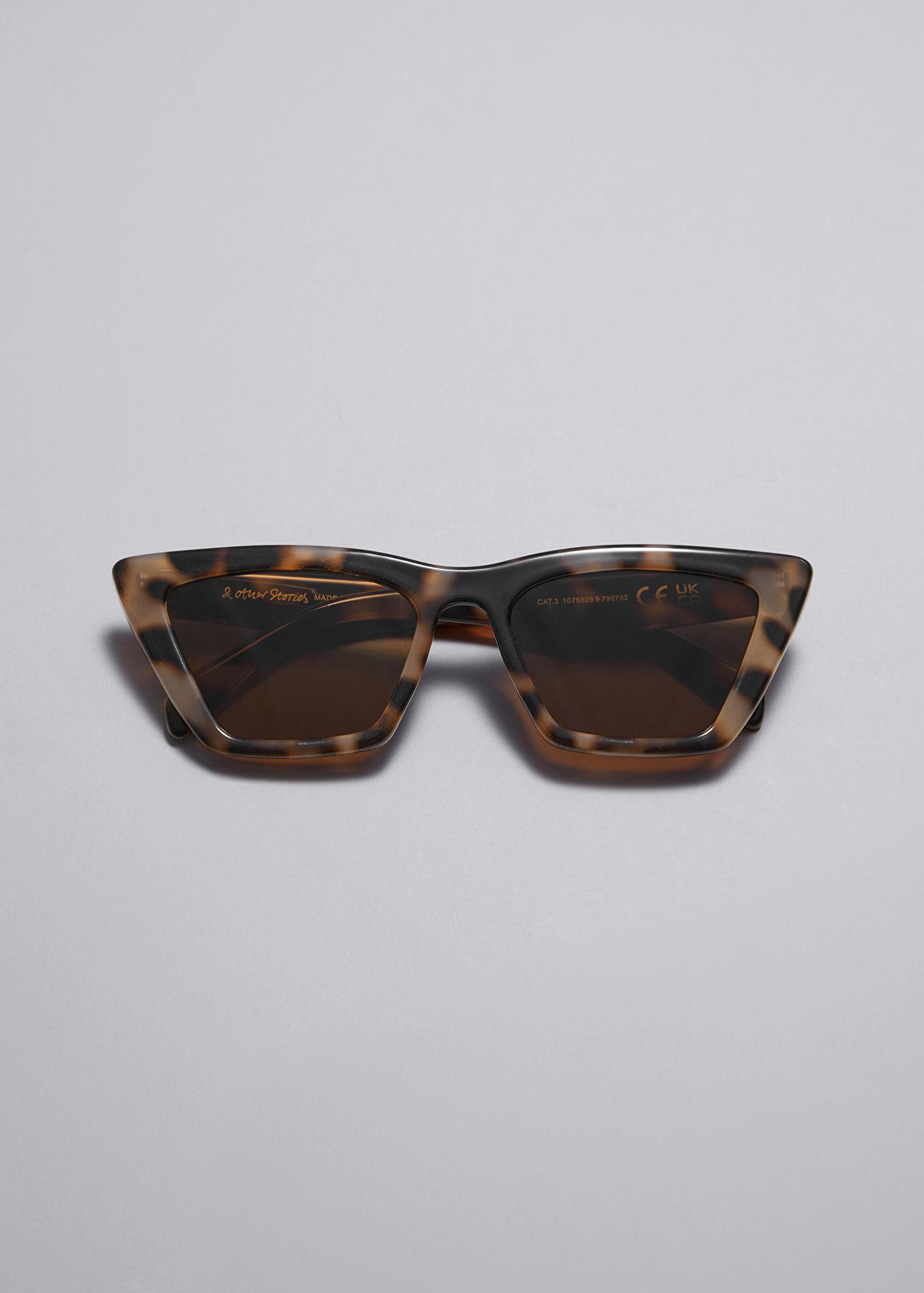 & OTHER STORIES Angular Cat Eye Sunglasses | endource