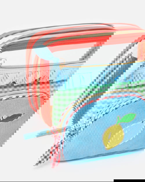 OLIVER BONAS Green, Blue & Orange Wash Bags Set Of Three | endource