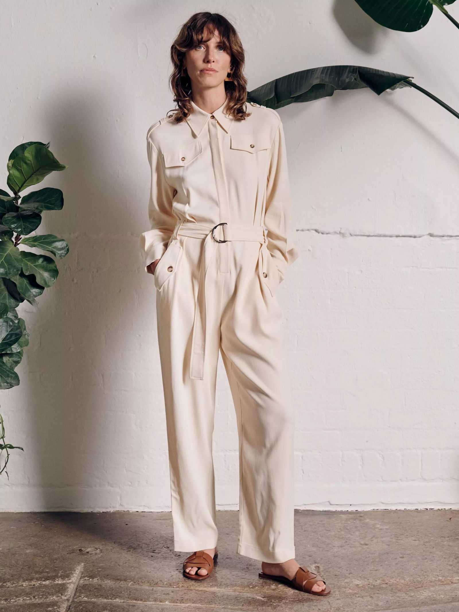 VIVERE BY SAVANNAH MILLER Gabriel Utility Jumpsuit | endource
