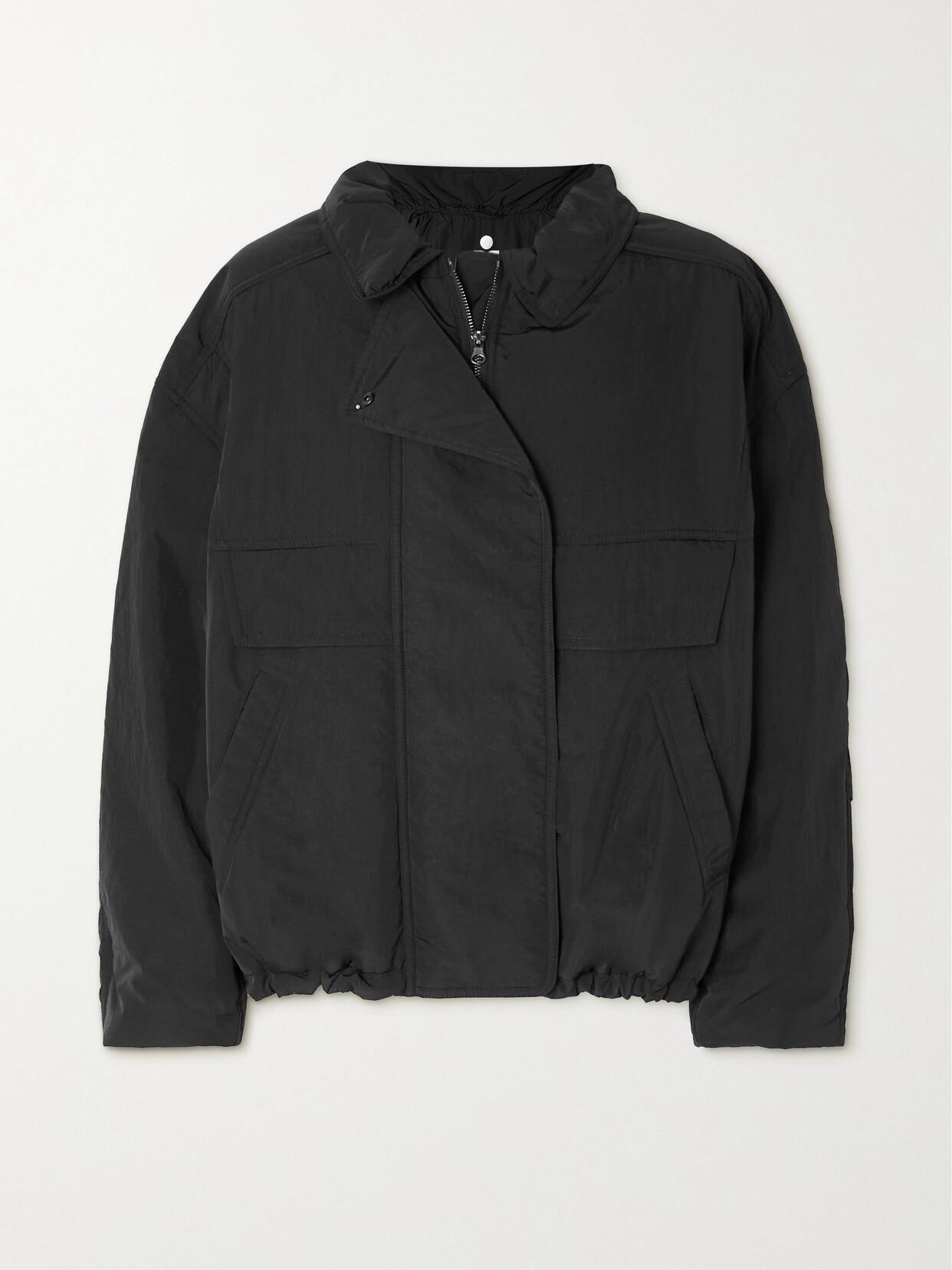 ISABEL MARANT ÉTOILE Camillio Padded Shell Jacket in Black | endource