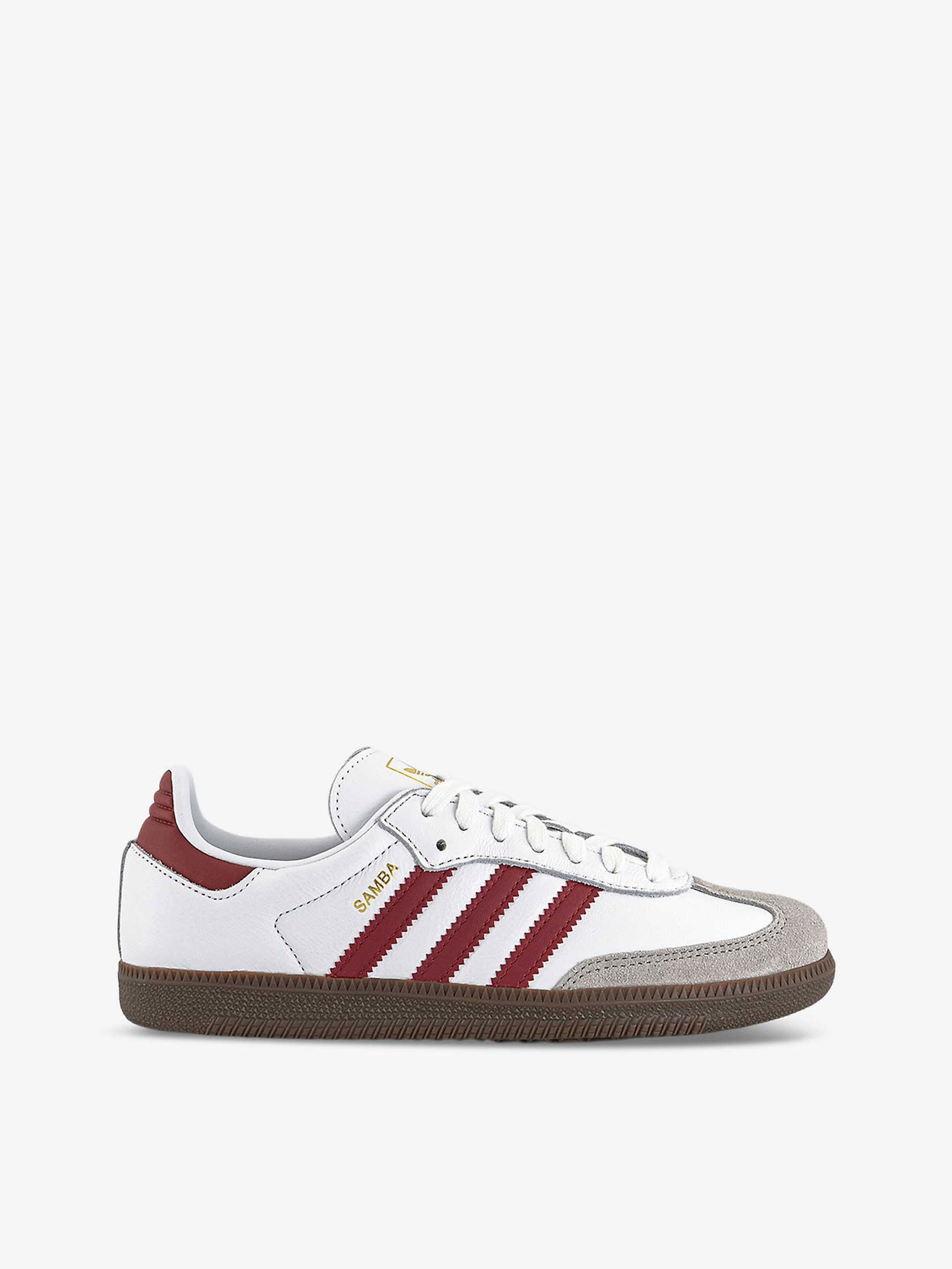 ADIDAS Samba OG Logo-Embellished Leather And Suede Low-Top Trainers ...