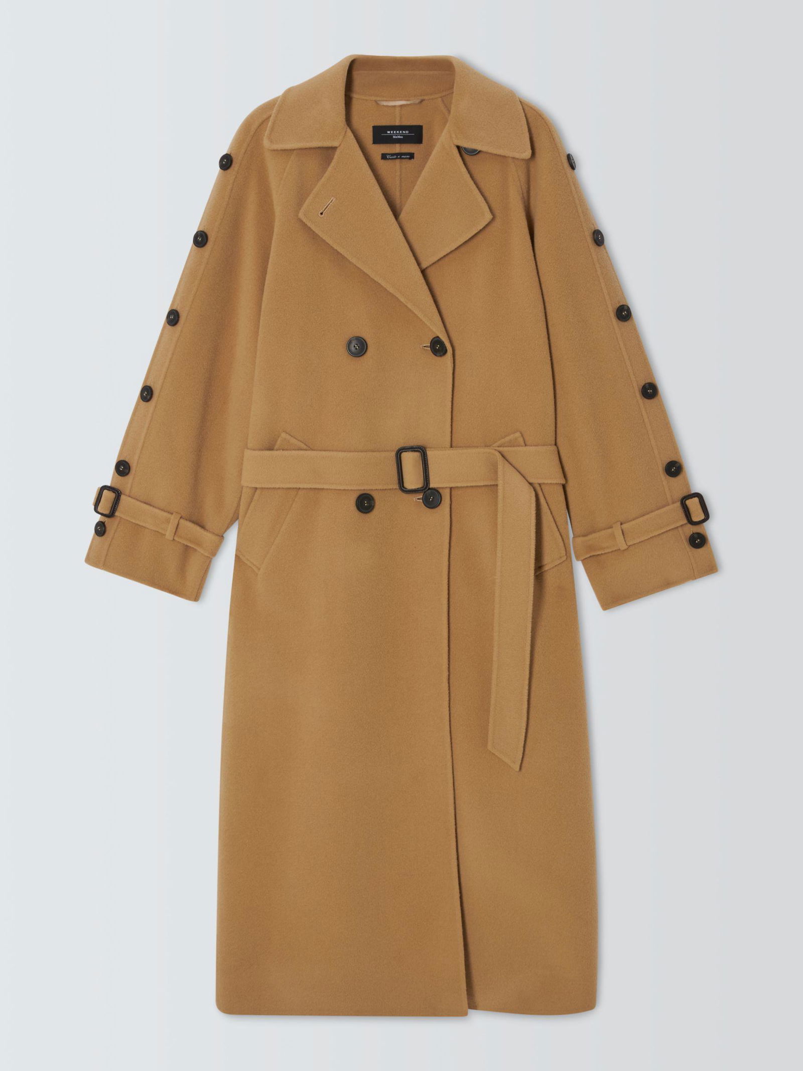 WEEKEND MAX MARA Natale Wool Coat in Beige | endource