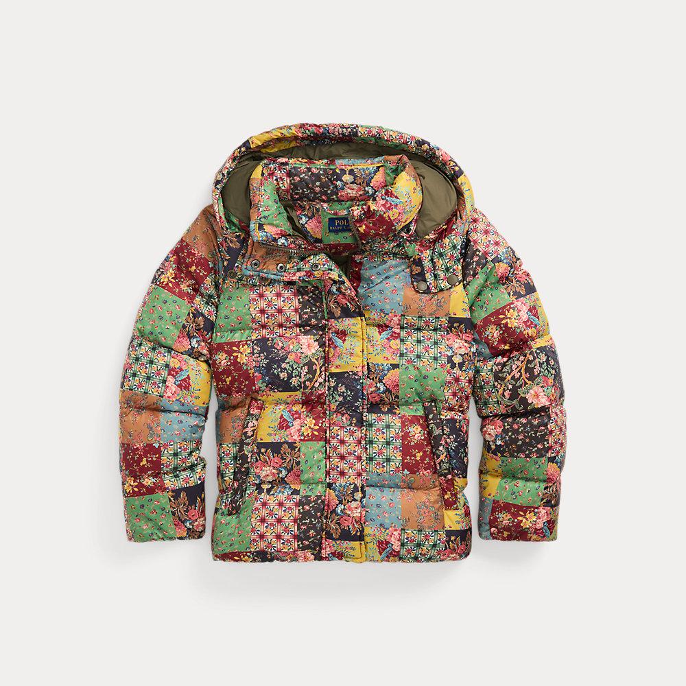 RALPH LAUREN Patchwork Down Jacket in Multi | endource