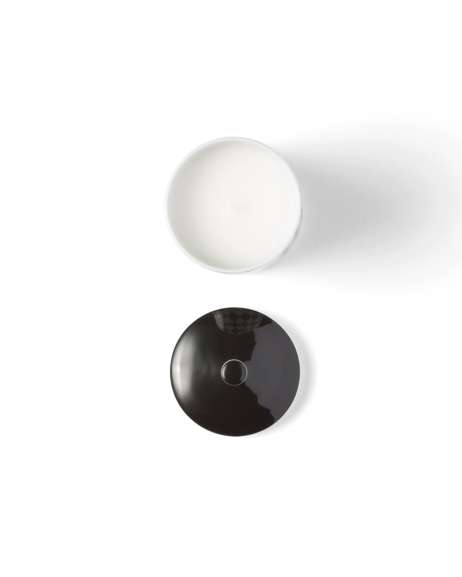 PRADA Porcelain Scented Candle - Checkerboard, , White/black | endource