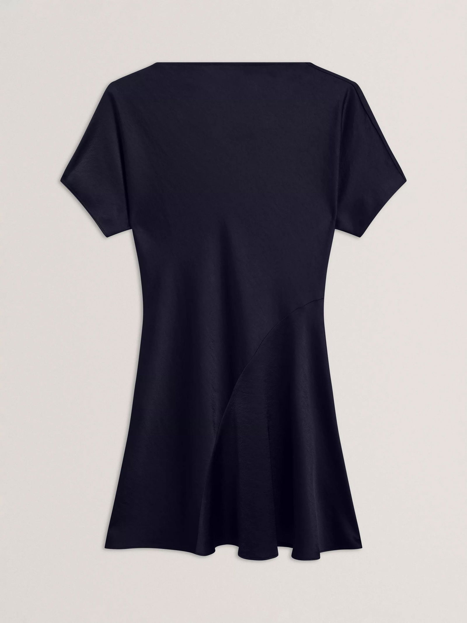 TED BAKER Curve Seam Detail Mini Dress in Navy | endource