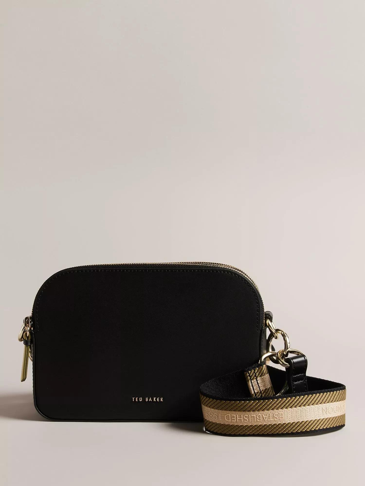 TED BAKER Darcelo Leather Camera Bag in Black | endource