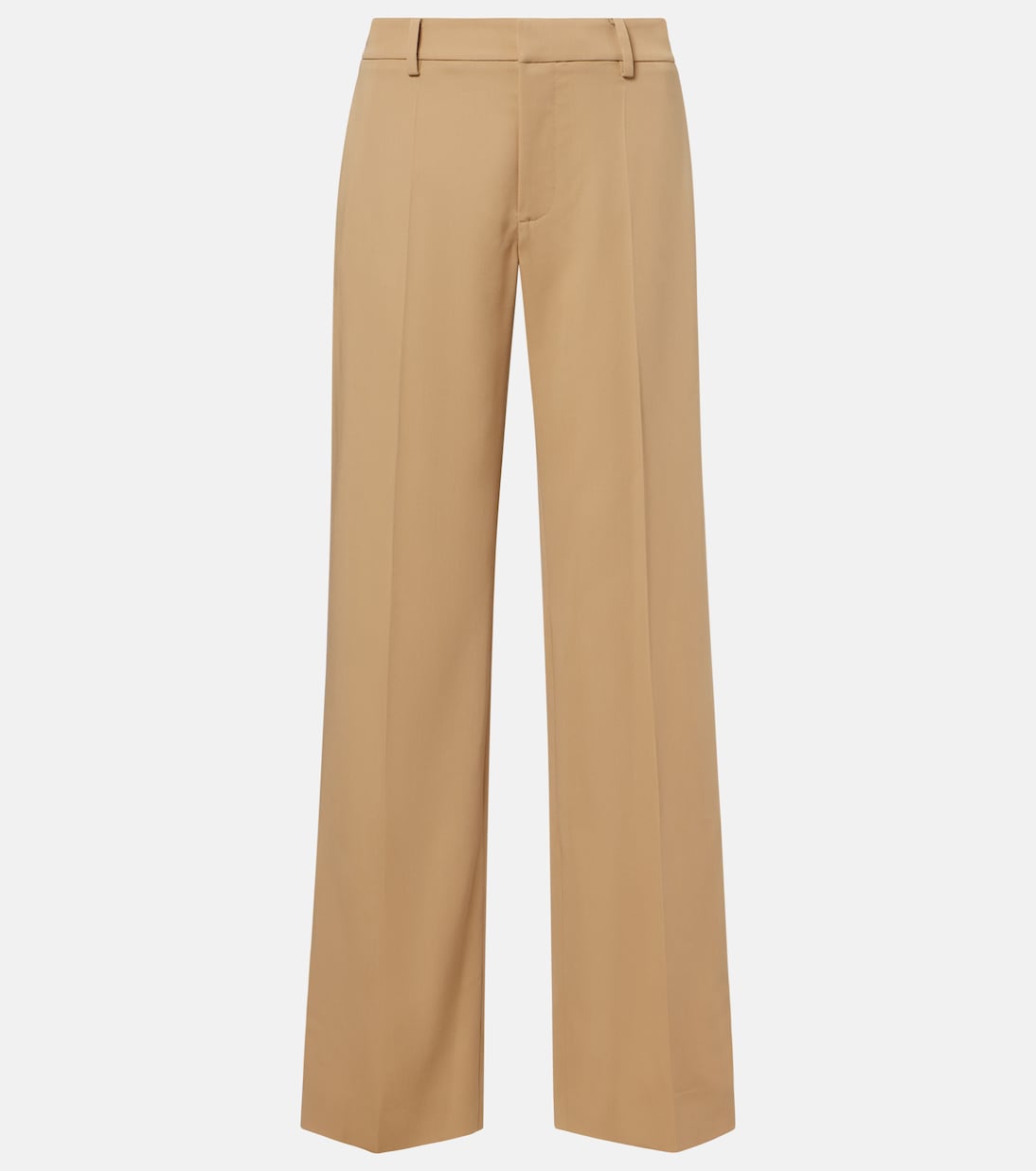 RALPH LAUREN COLLECTION Corrine Low-rise Wool Wide-leg Pants | endource