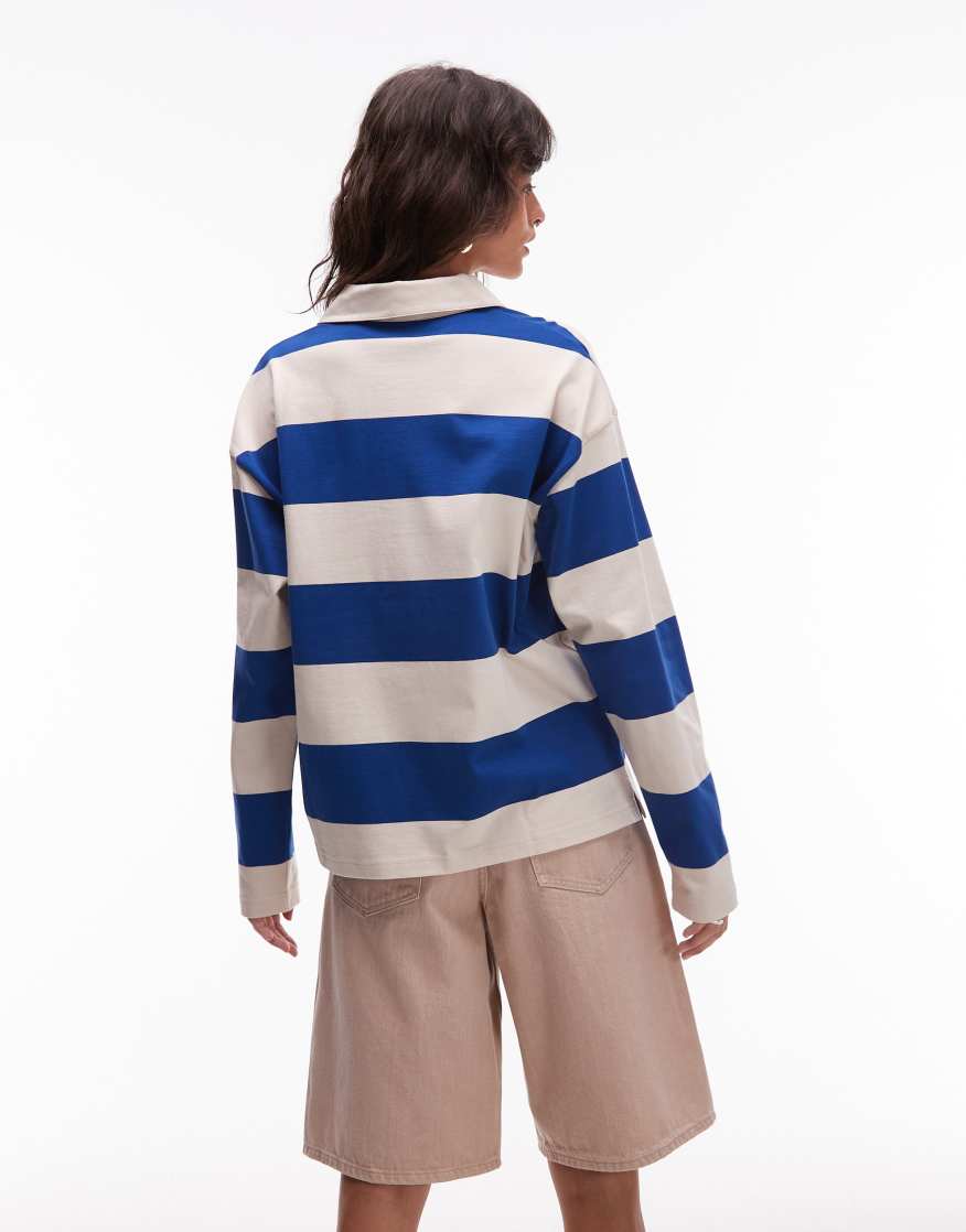 NEW BALANCE Rugby Long Sleeve In Galaxy Blue | endource