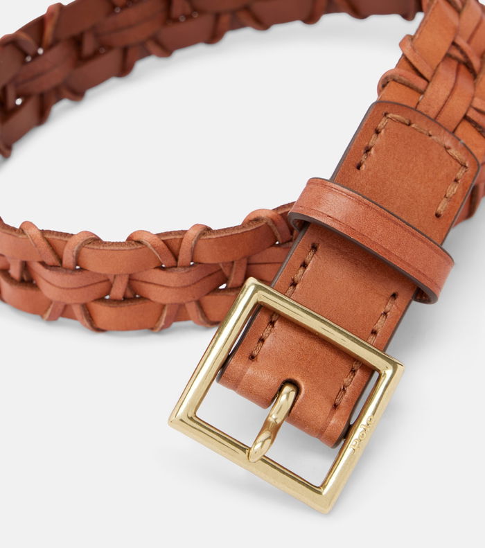 POLO RALPH LAUREN Braided Leather Belt | endource