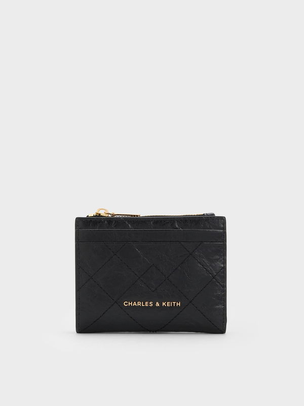 CHARLES & KEITH Duo Quilted Small Wallet | endource