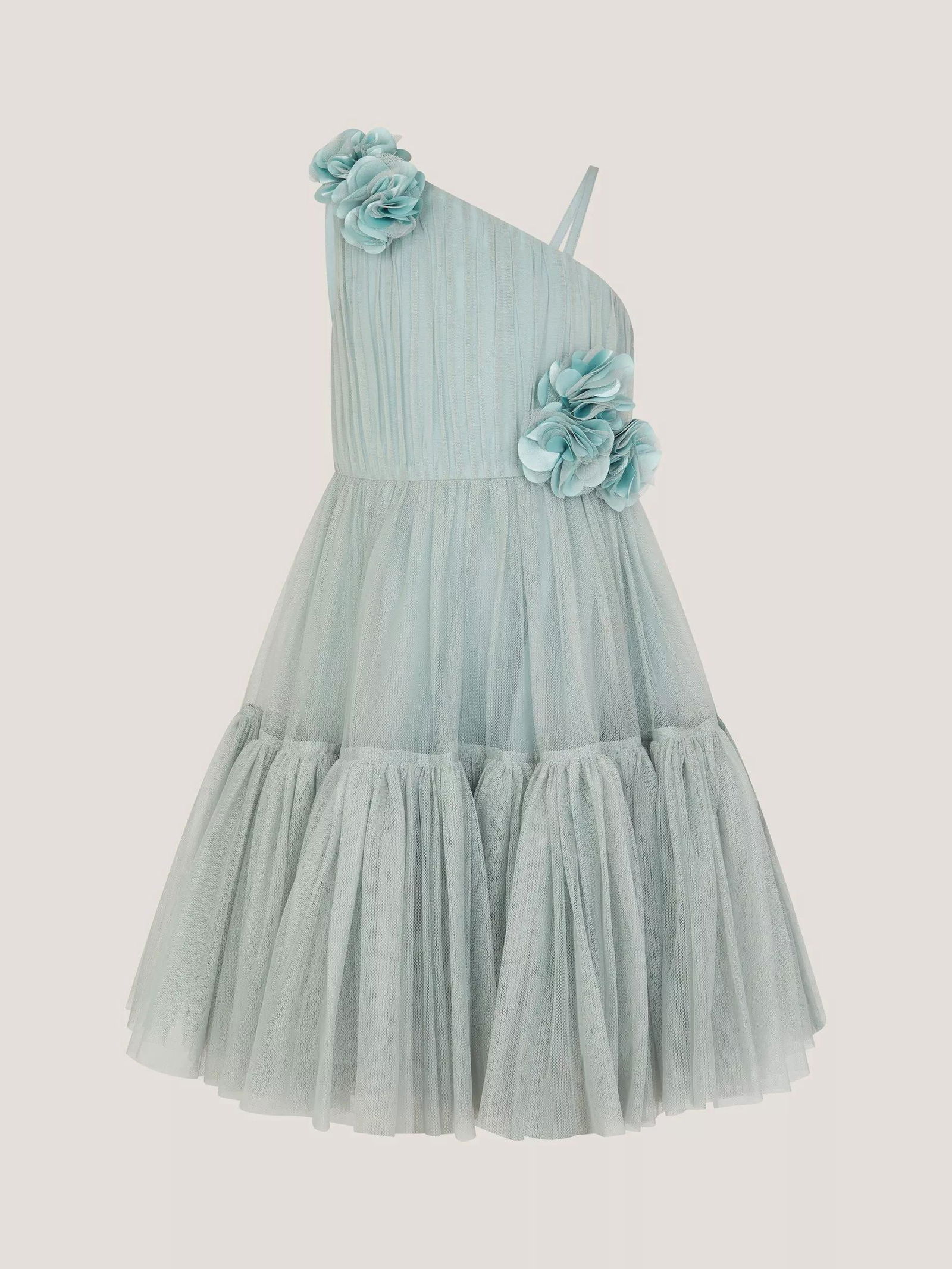 Monsoon Ruby Flower Dress in Sage | endource