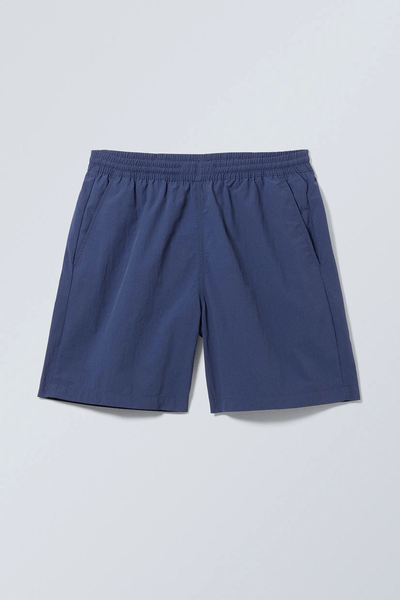WEEKDAY Ed Swim Shorts in Dark Blue | endource