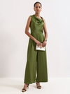 PHASE EIGHT Avril Wide Leg Jumpsuit, Green | endource