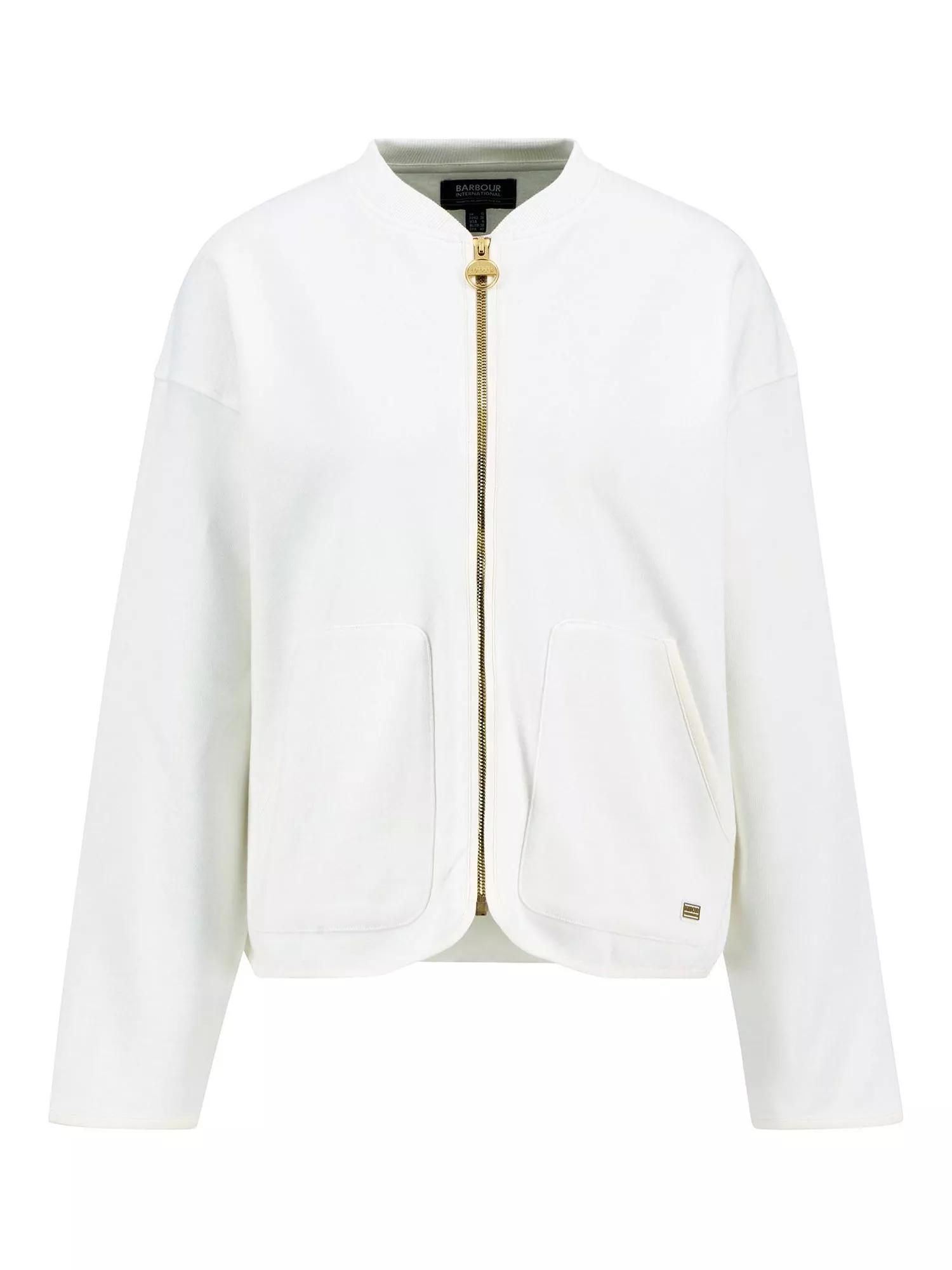 BARBOUR Clara Bomber Jacket in Neutral | endource