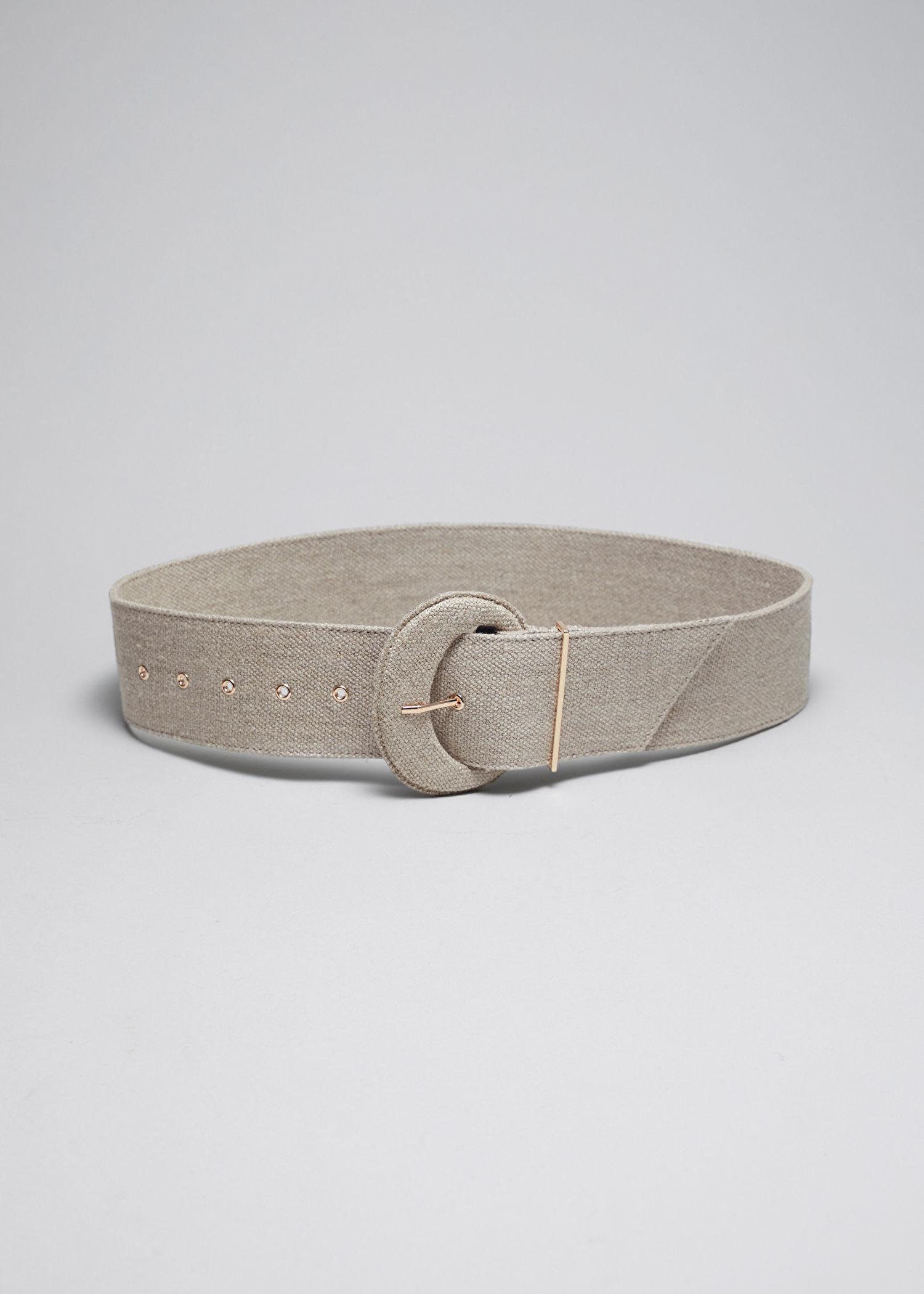 & OTHER STORIES Wide Linen Belt | endource