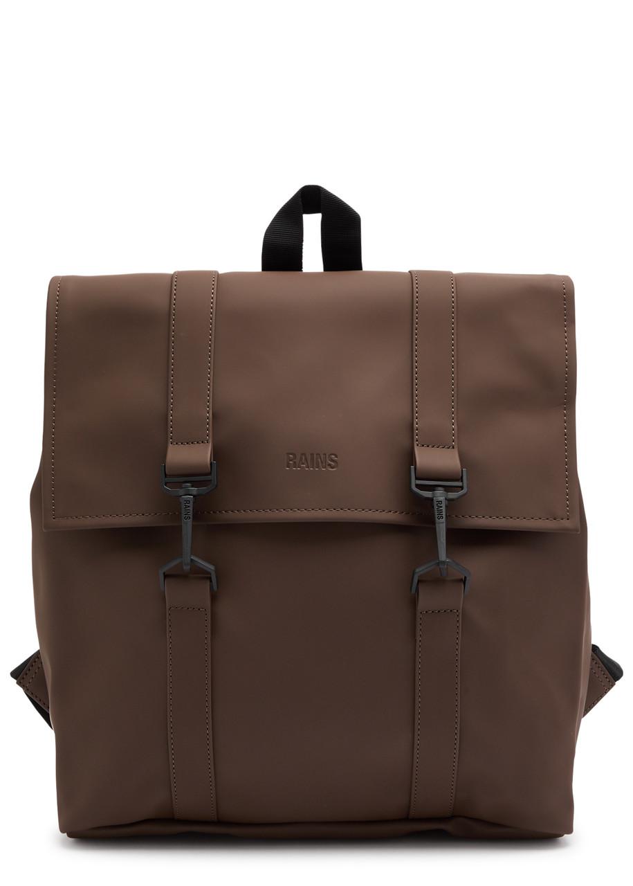 RAINS MSN Mini Rubberised Backpack | endource