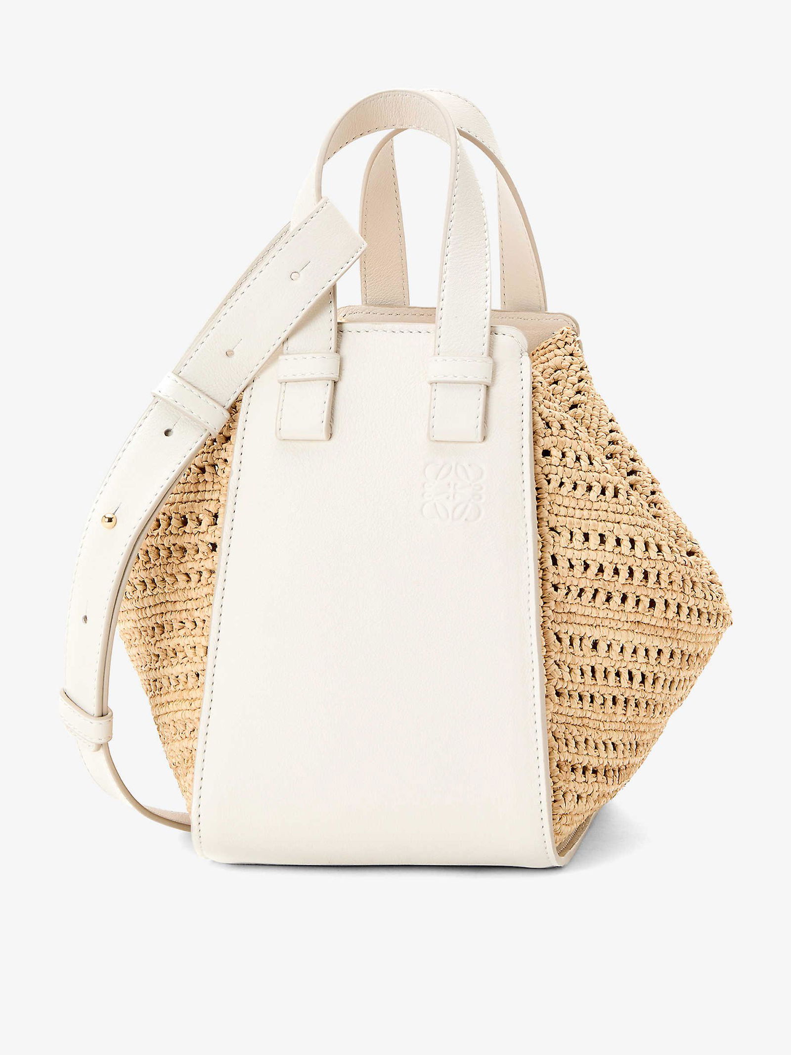 LOEWE Loewe x Paula's Ibiza - Hammock Compact Woven-Raffia And Leather ...