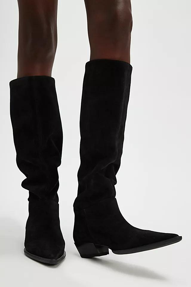 VAGABOND Cassie Slouch Boots in Mocha Brown | endource
