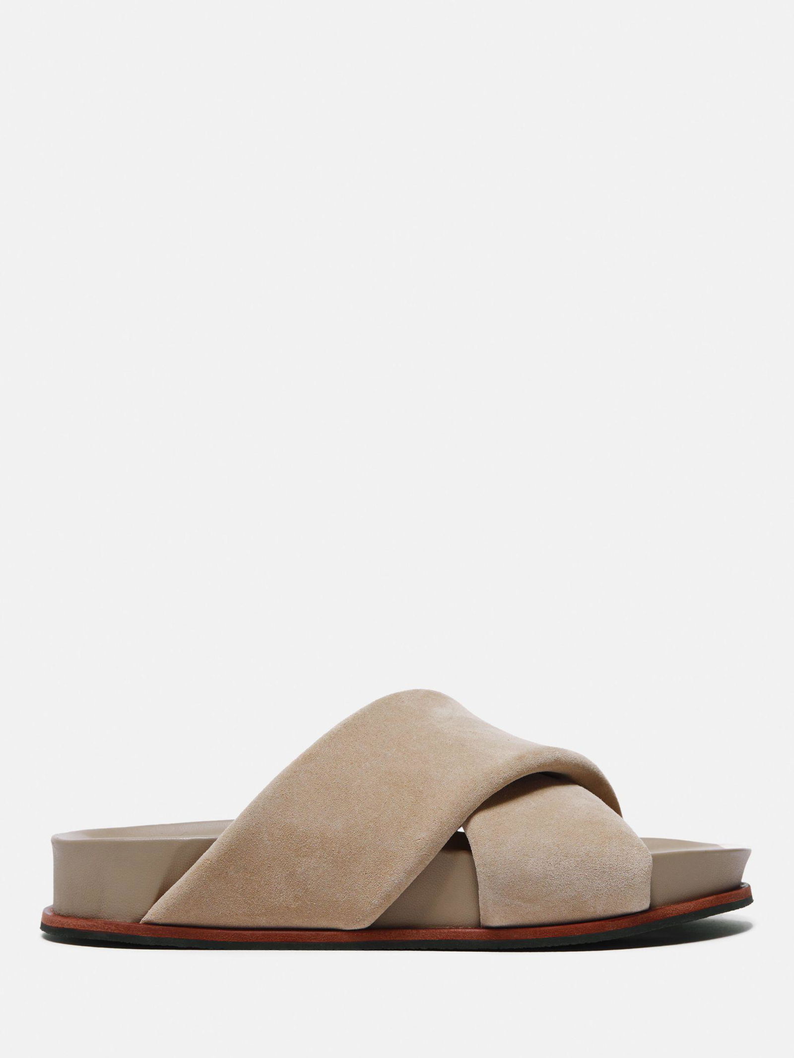JIGSAW Agnes Suede Cross Strap Sandals | endource