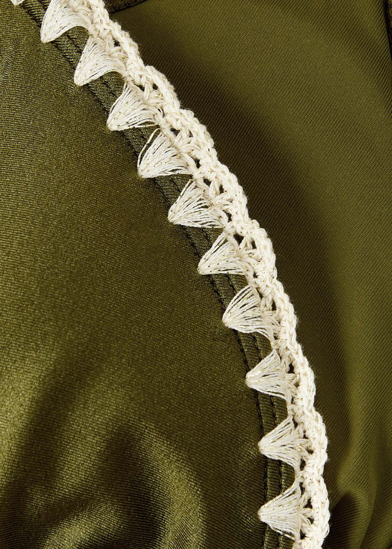 Zimmermann Junie Crochet Trimmed Triangle Bikini Endource