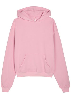 SKIMS Hooded Cotton-blend Sweatshirt | endource