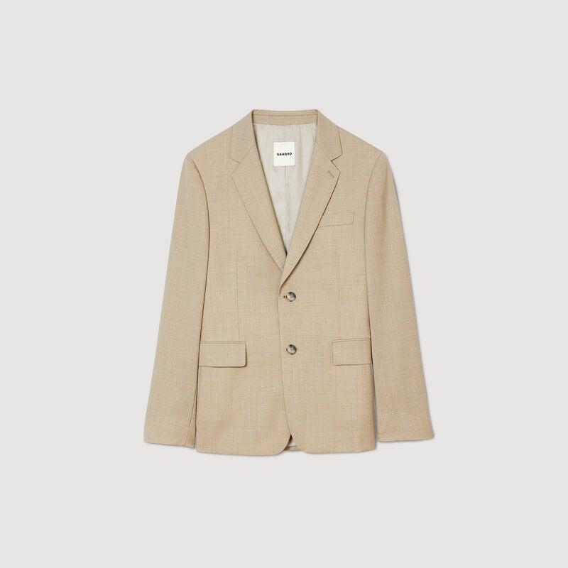 SANDRO Suit Jacket in Caramel | endource
