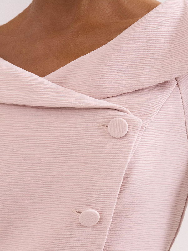 PHASE EIGHT Sienna Tuxedo Dress, Pale Pink | endource