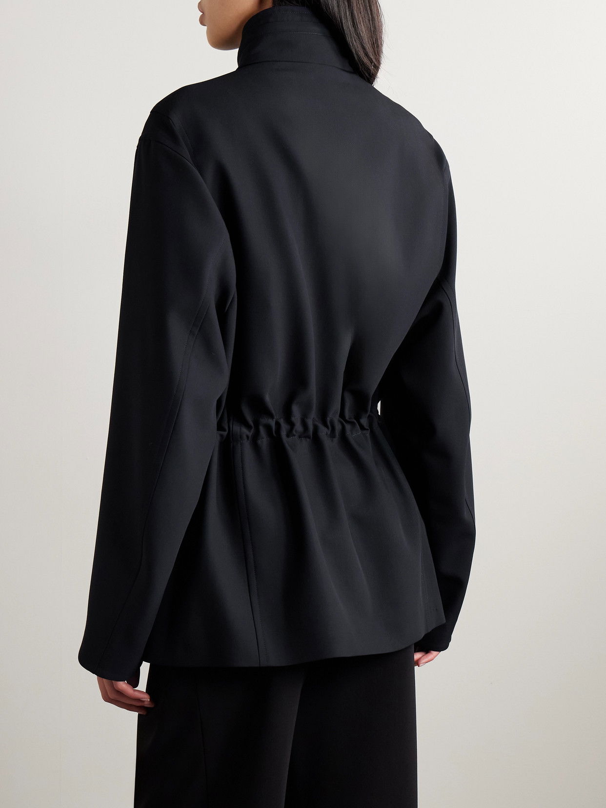 THE ROW Tanera Hooded Wool-gabardine Jacket | endource