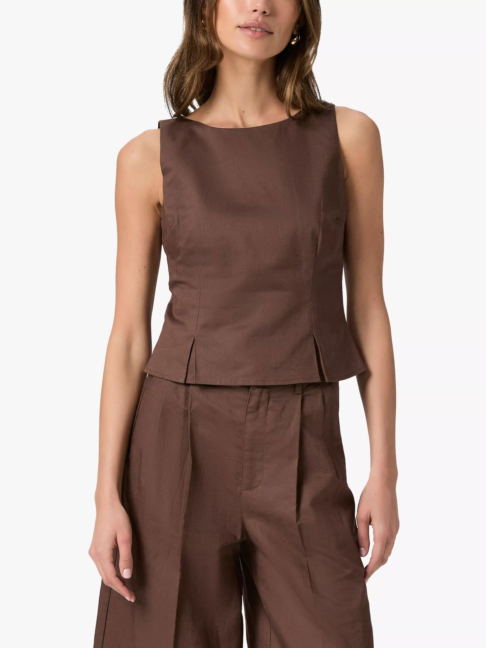 PAIGE Judith Linen Rich Top | endource