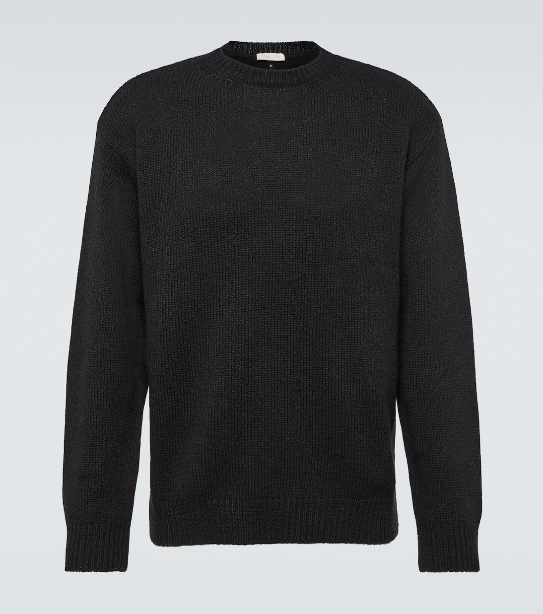 Valentino Cashmere Sweater in Black | endource