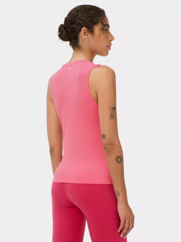 SWEATY BETTY Athlete Seamless Mid Length Racer Vest, Crimson Red | endource