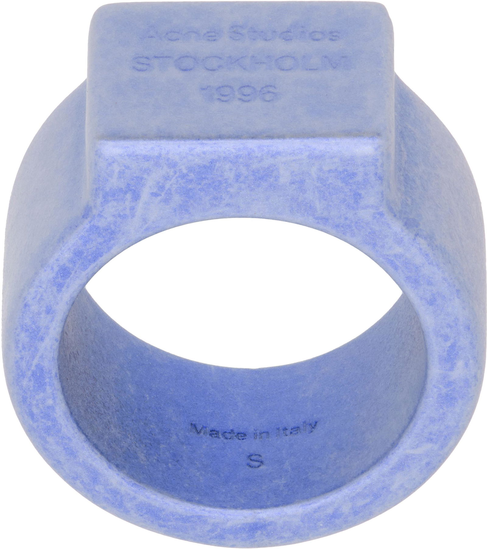 ACNE STUDIOS Logo Engraved Signet Ring | endource