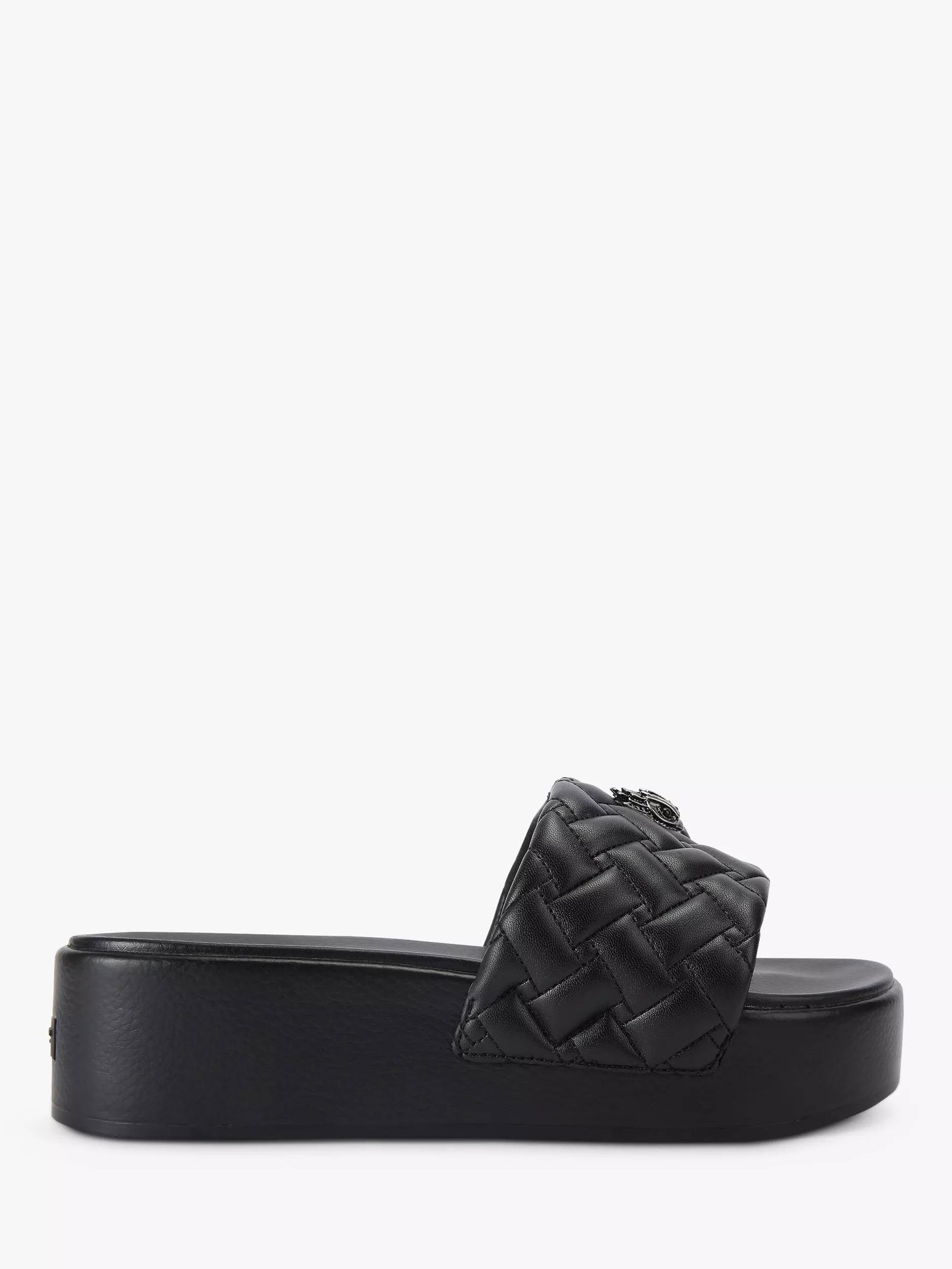 KURT GEIGER LONDON Meena Platform Slider Sandals in Black | endource