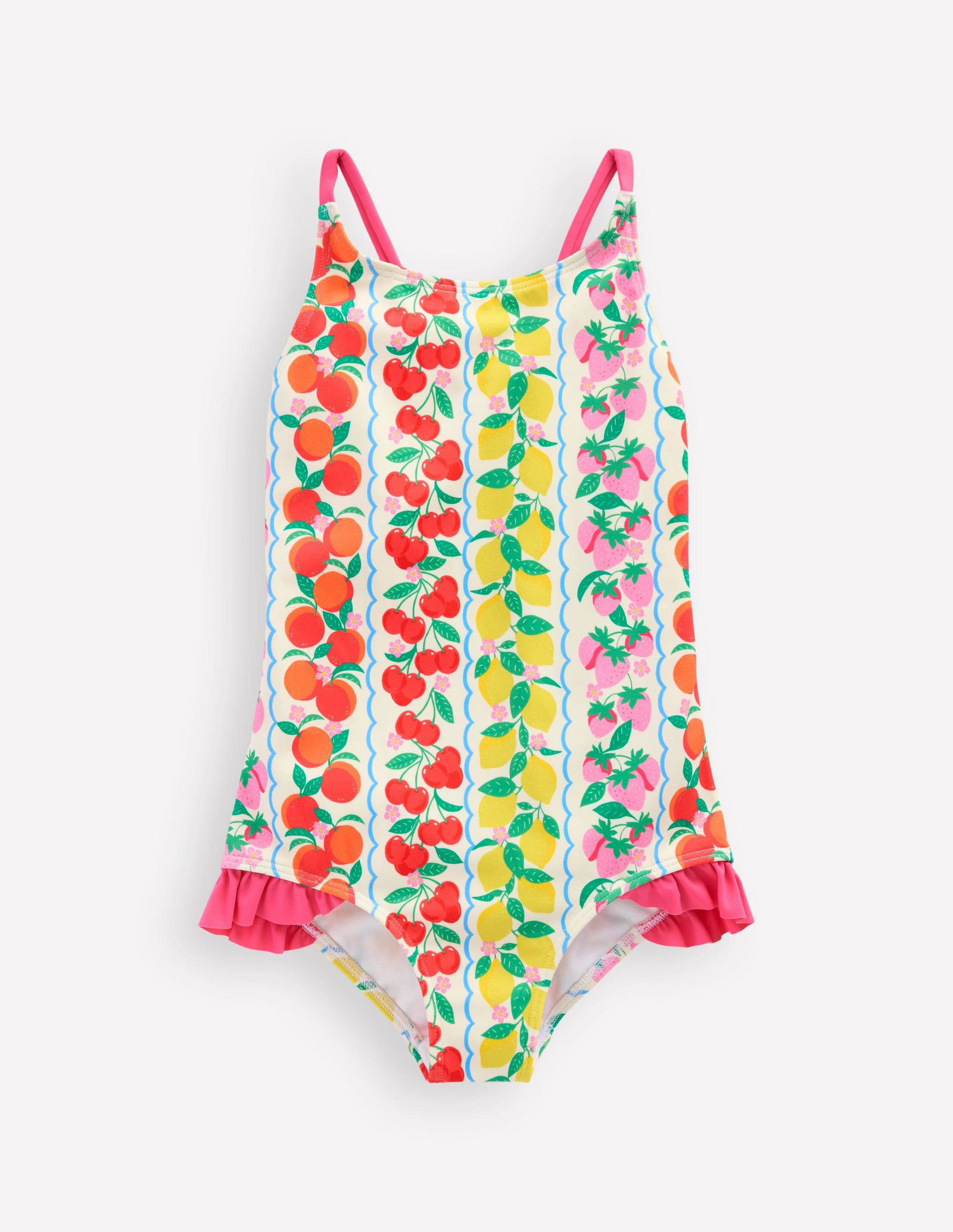 BODEN Pretty Cross-Back Swimsuit | endource
