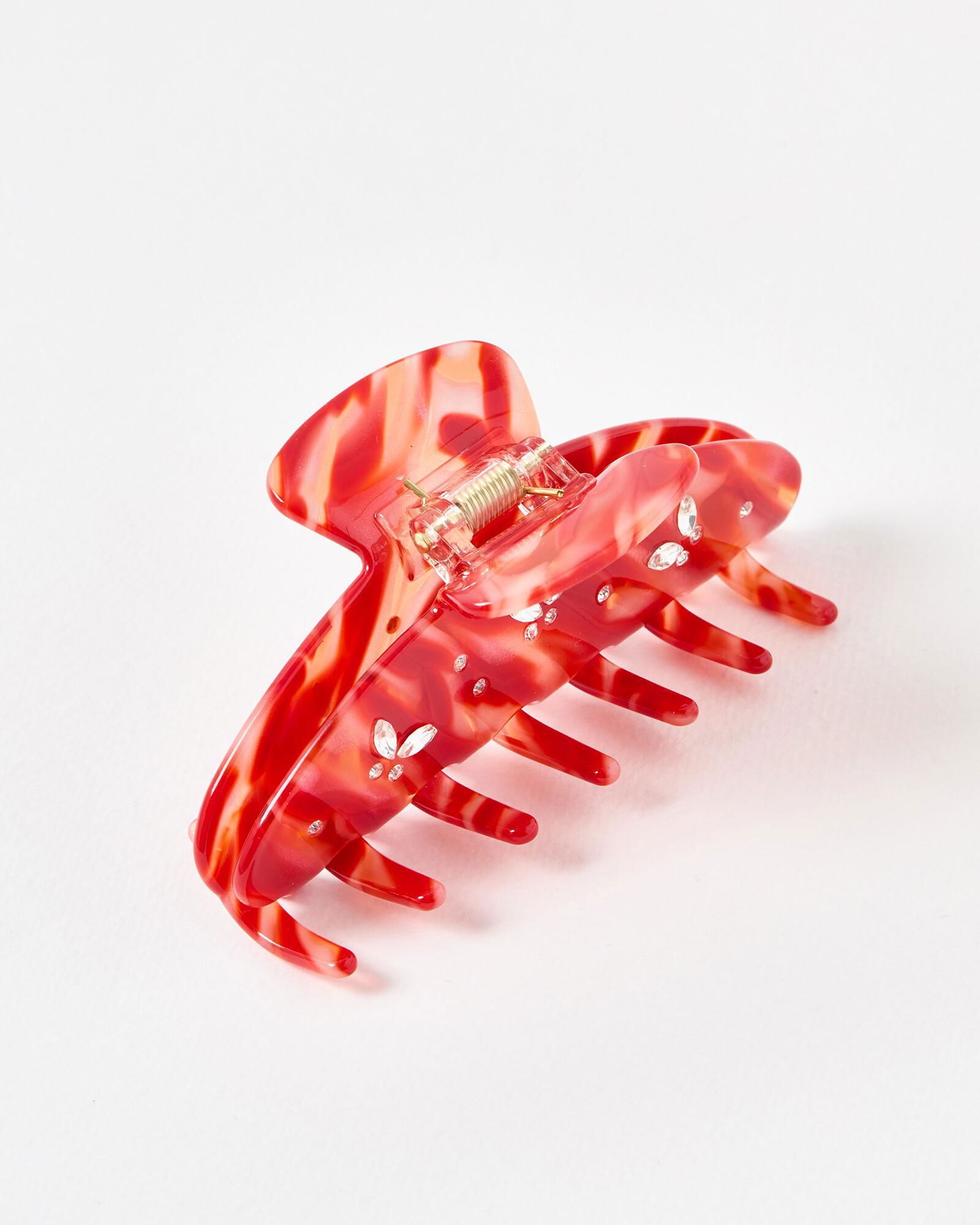 OLIVER BONAS Bailey Butterfly Stone Detail Claw Clip | endource