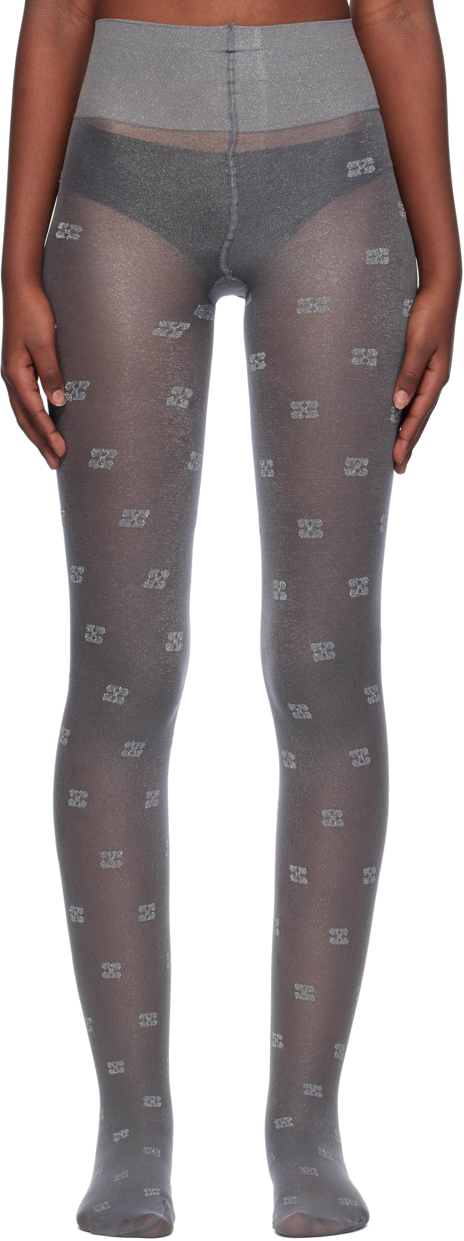 GANNI Butterfly Lace Tights | endource