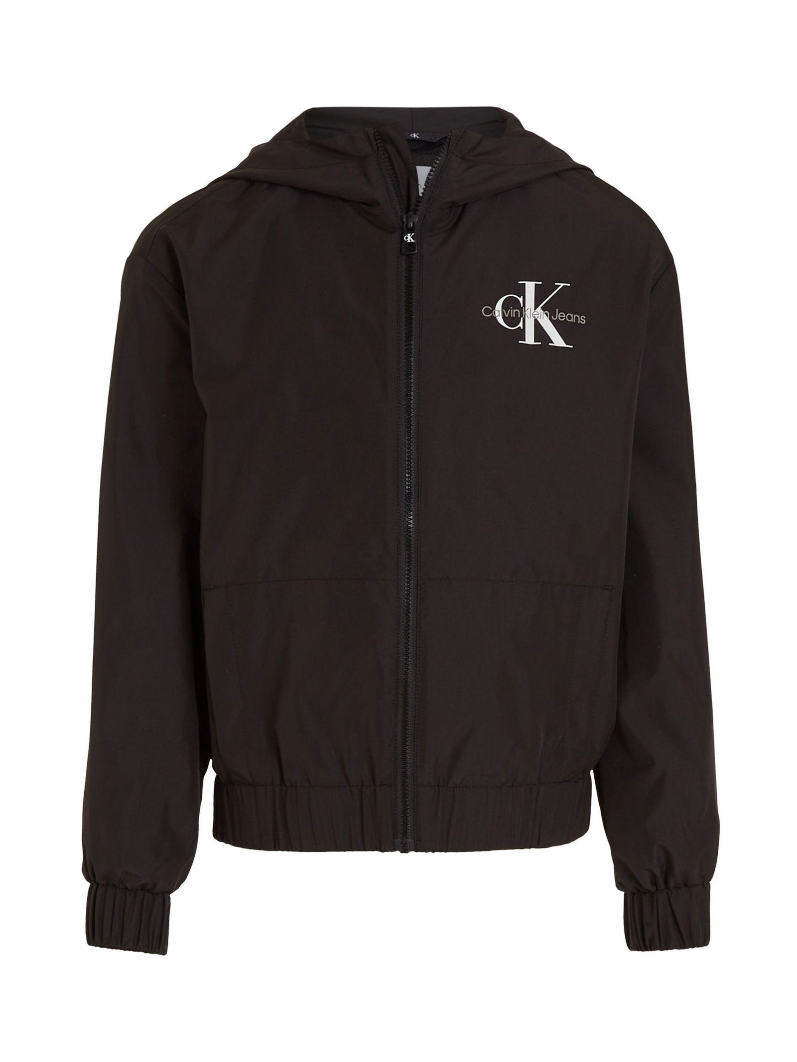 CALVIN KLEIN Windbreaker Jacket in Black | Endource