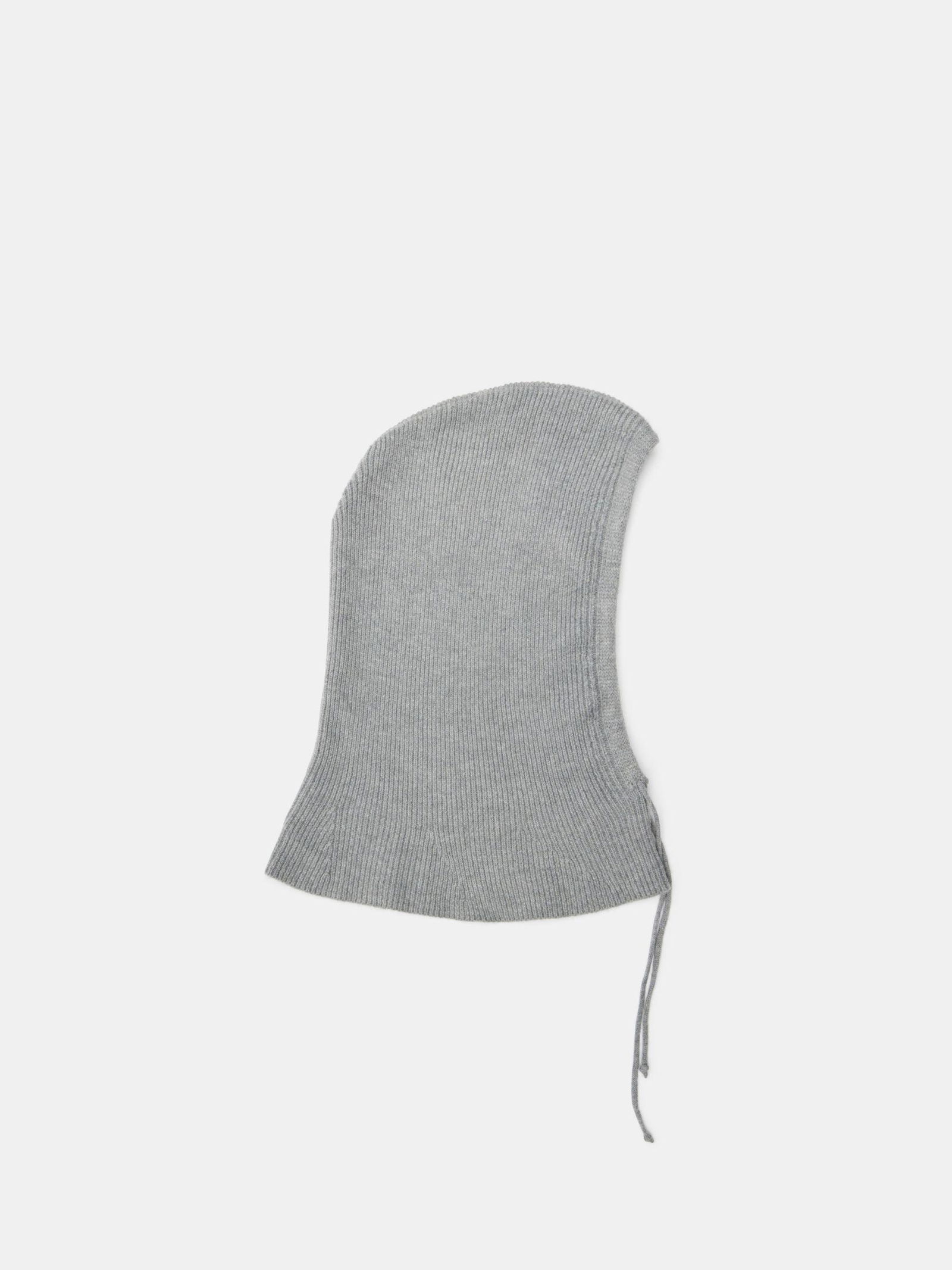 HUSH Knitted Hood in Grey | endource