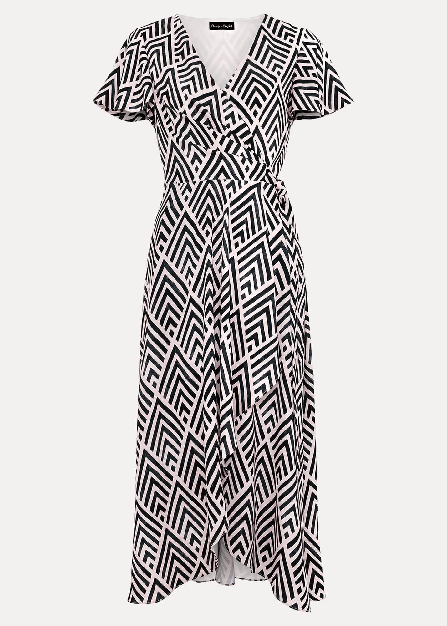 PHASE EIGHT Julissa Print Wrap Dress in Multi-Coloured | endource