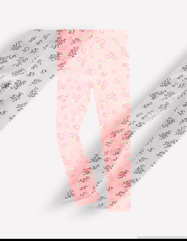 BODEN Ribbed Leggings-Chalk Pink Daisy | endource