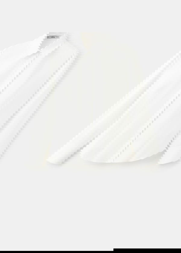 MANGO Slim-fit Poplin Shirt | endource