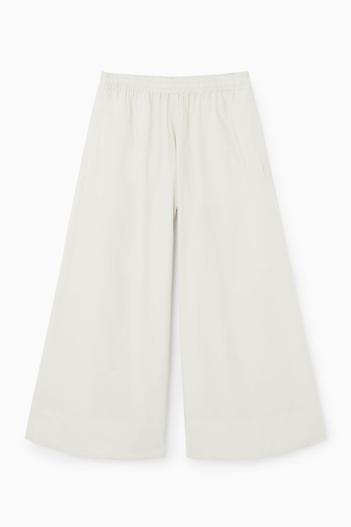COS Voluminous Culottes in LIGHT BEIGE | Endource